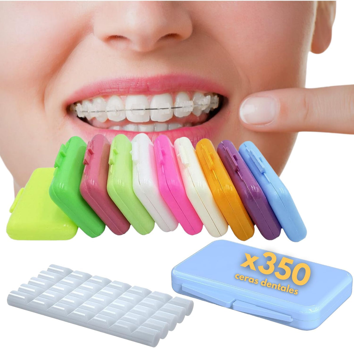 Cire Dentaire pour Brackets Orthodontie | Pack 10 Étuis — Ortoprime.fr
