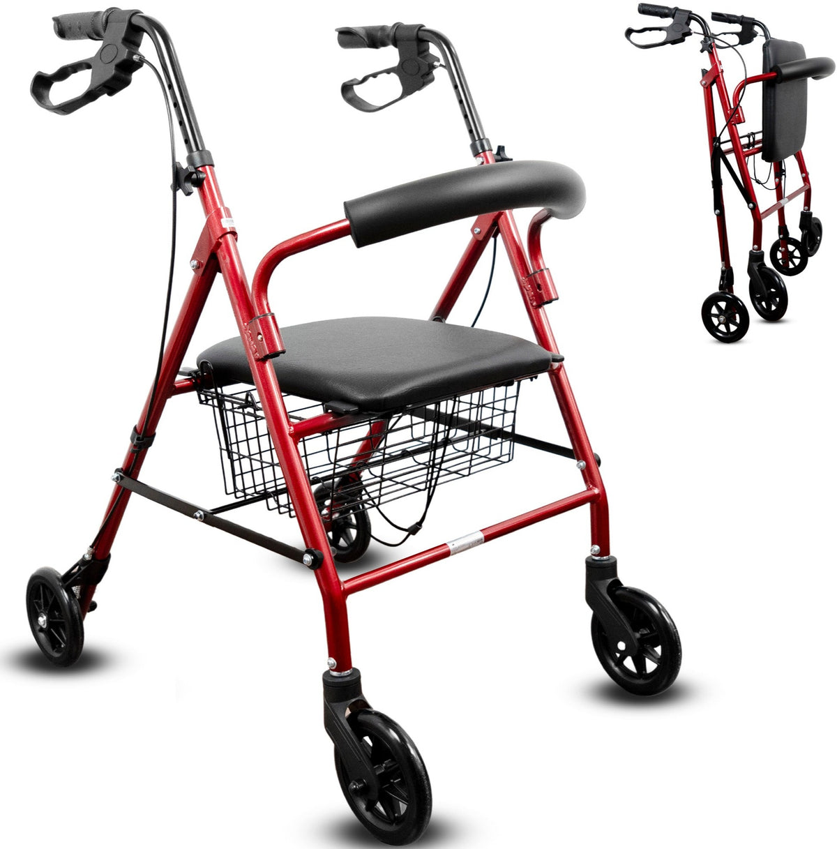 Déambulateur Rollator en Aluminium avec Freins |Orthopédique — Ortoprime.fr