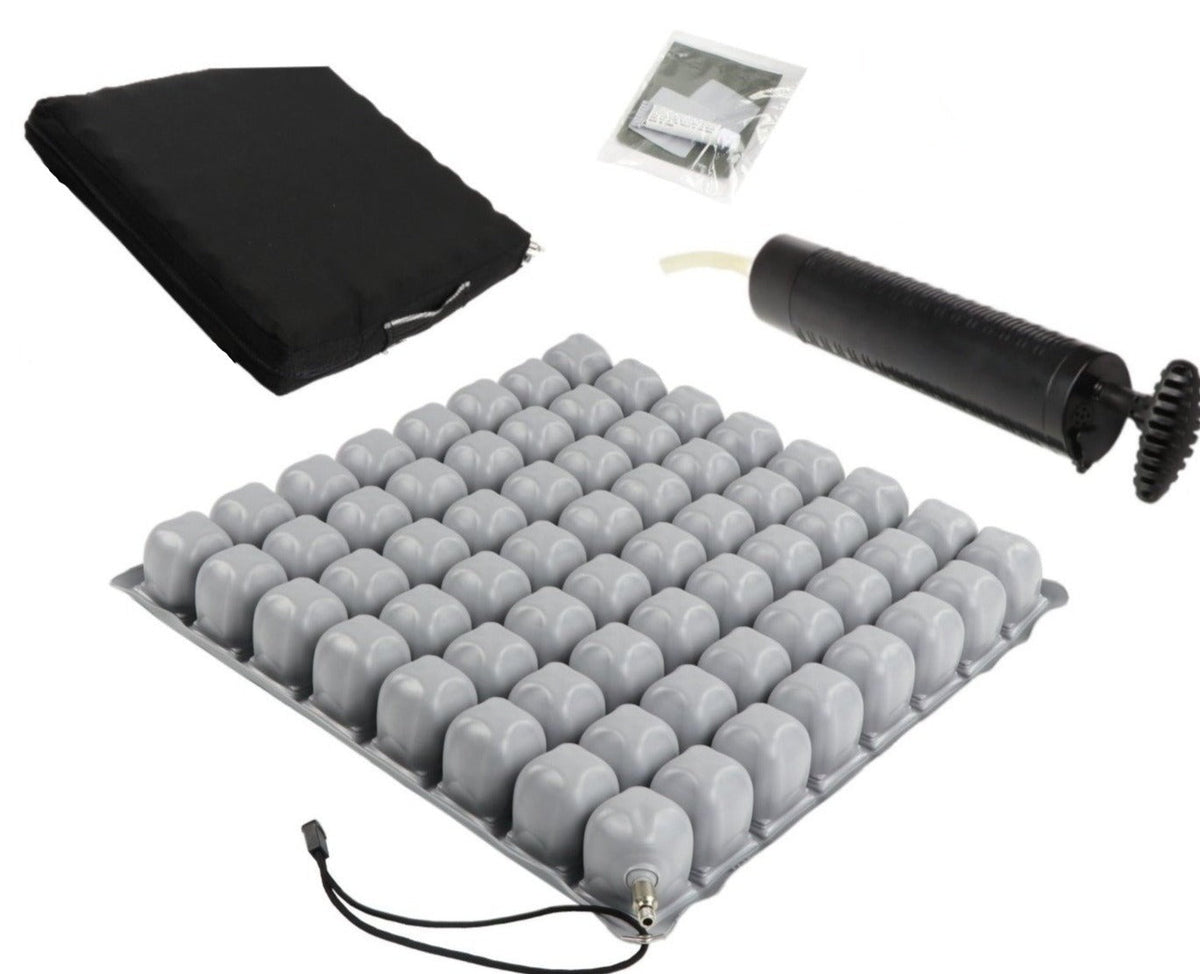 Coussin Anti-escarres à Air avec Housse + Pack Complet — Ortoprime.fr