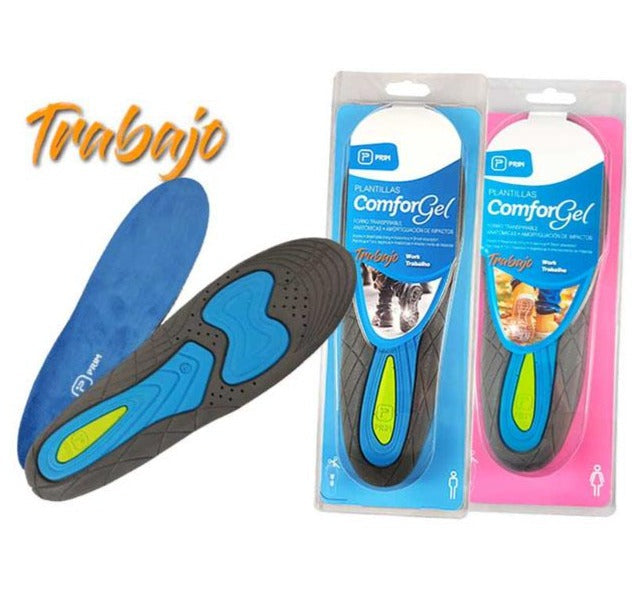 Semelles en gel absorbant les chocs | Spécial travail — Ortoprime.fr