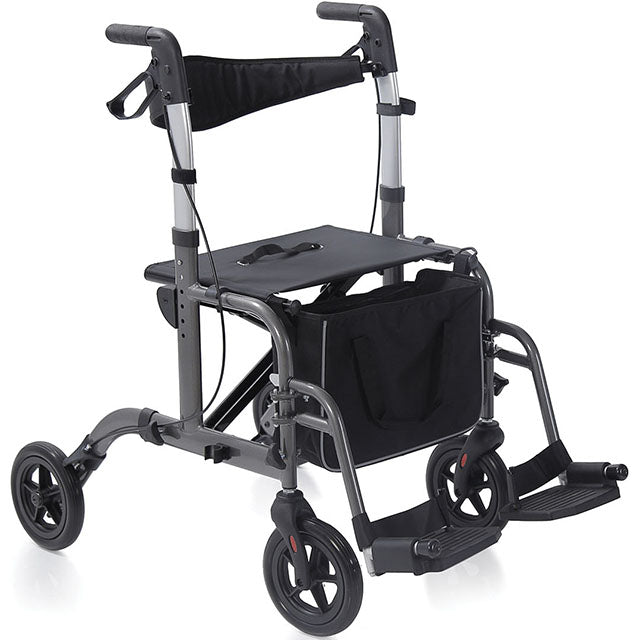 Rollator Déambulateur en Aluminium à 4 Roues — Ortoprime.fr